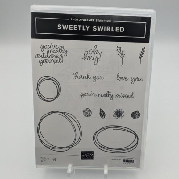Stampin' Up! | Office | Stampin Up Stamp Set Sweetly Swirled 49254 ...